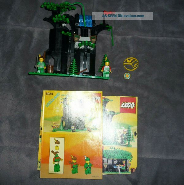 Lego 6054 Forestman ' S Hideout Legoland Set With Instructions And Mini ...