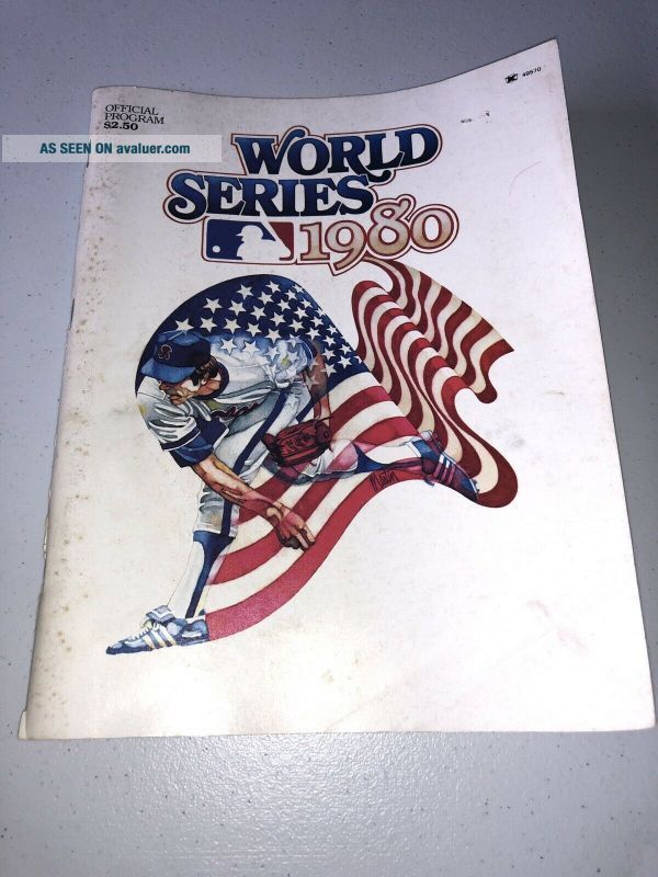 1980 World Series Program Kansas City Royals Vs Philadelphia Phillies ...