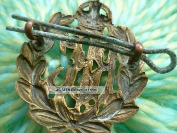 WW1 RFC Royal Flying Corps Cap Badge All BRASS 2 Lugs ANTIQUE | #28407971