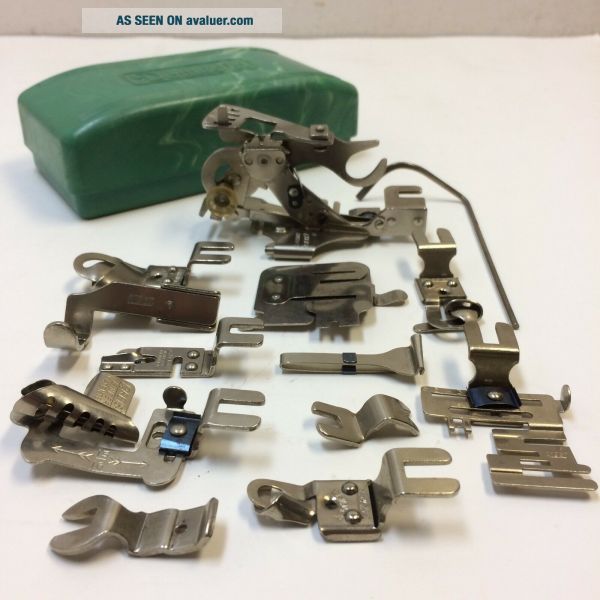 VTG‼ Greist Sewing Machine Rotary Attachments Ruffler Binder Hemmers In ...