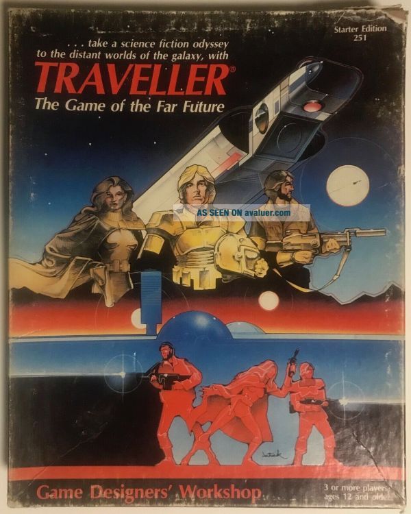 TRAVELLER Starter Edition 251 By GDW 1983 Vintage Sci - Fi Game RPG ...