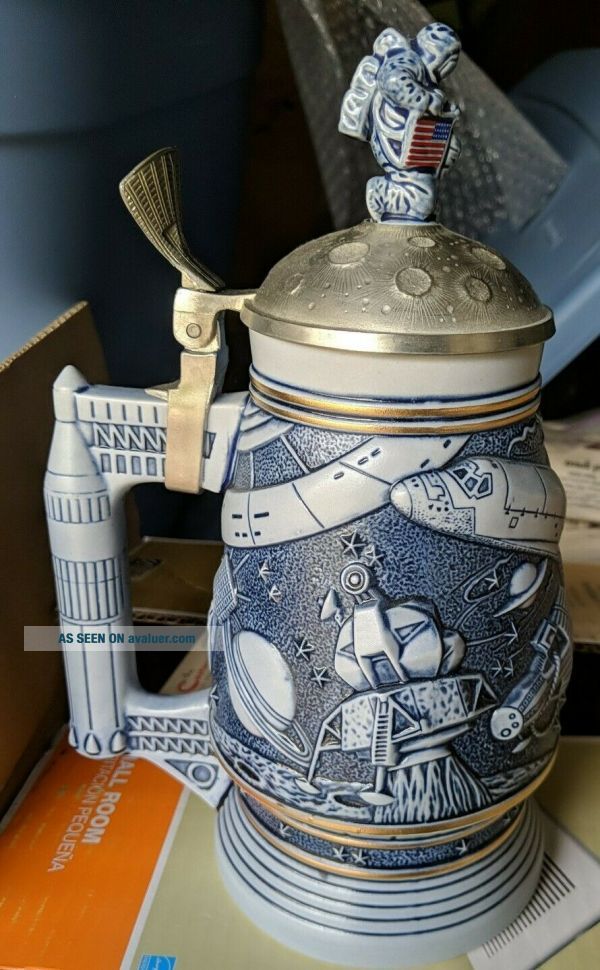 Vintage CONQUEST OF SPACE Beer Stein By Avon 1991 Astronaut NASA ...