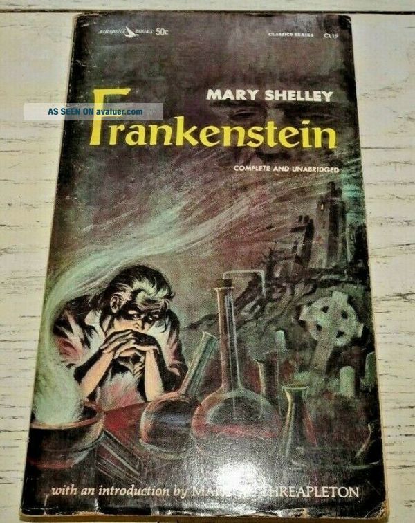 Frankenstein PB Book Mary Shelley 1963 Airmount Publishing Vintage ...