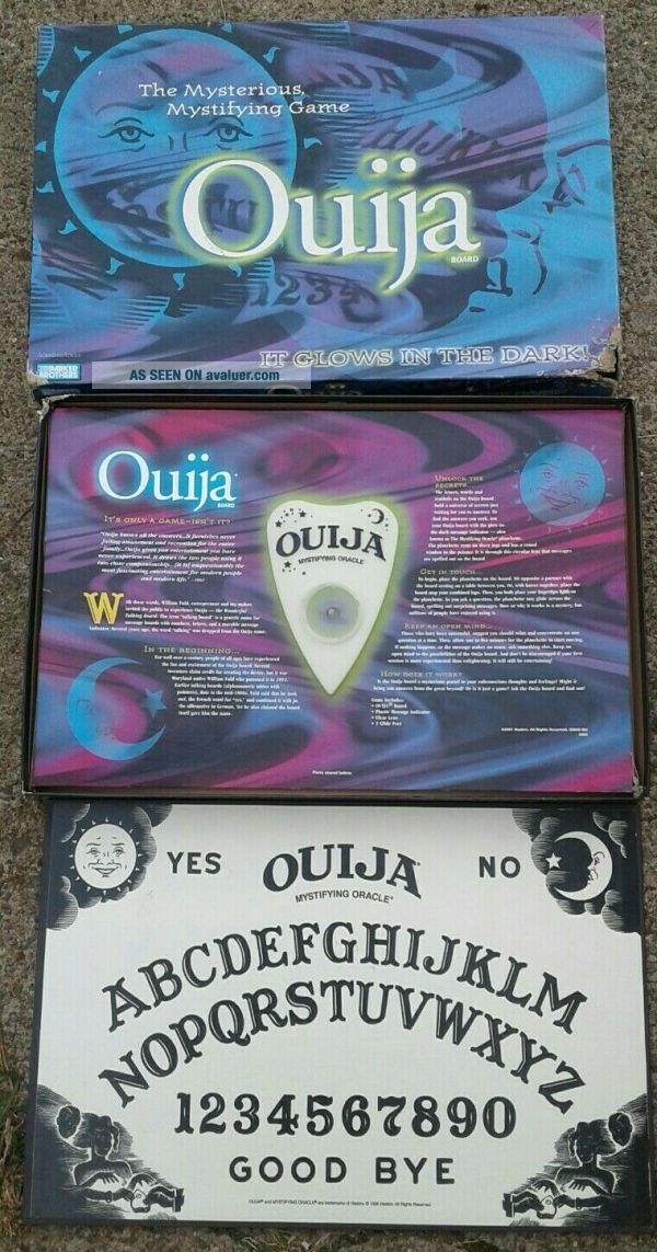 Vintage Ouija Board Glow In The Dark Parker Brothers Game 1998 | #28605112
