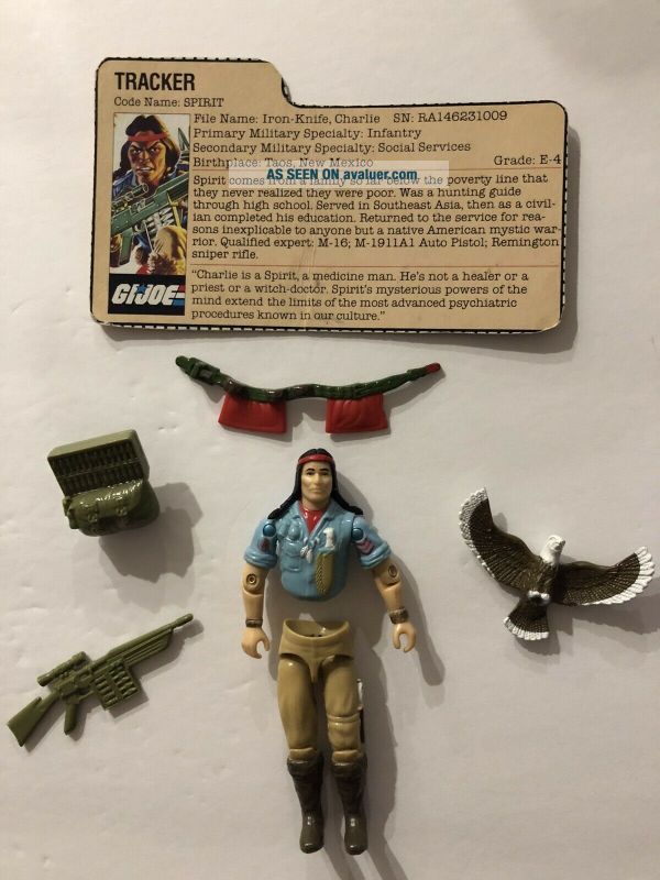 Spirit Iron Knife GI Joe 1984 V1 Complete With Cobra Arah Vintage ...