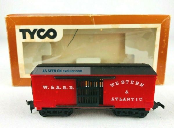 Vintage TYCO HO Scale Train Freight Car 1860 Box Car Western & Atlantic ...