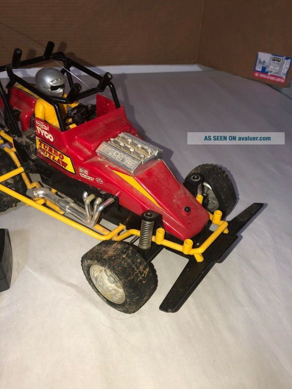 VINTAGE TYCO TURBO OUTLAW SPRINT RC CAR W/ REMOTE | #28855793