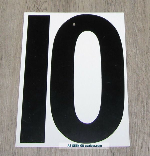 Number 10 Or 11 On Other Side Vintage Metal Sign For Pricing | #28765221