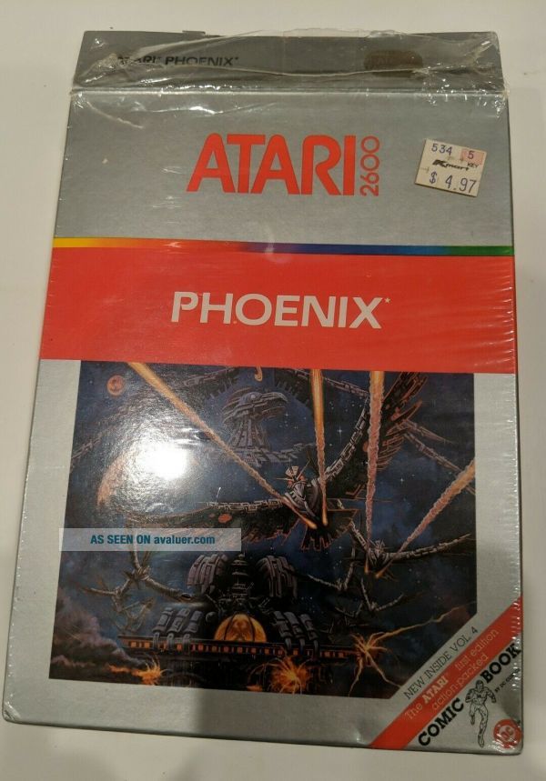 Phoenix (Atari 2600, 1982) CIB WITH INSTRUCTIONS Videogames Vintage ...