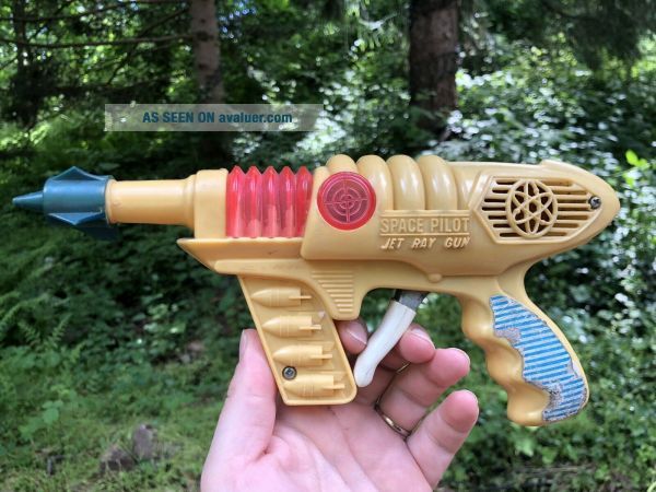 Vintage 1960s Space Pilot Jet Ray Toy Gun Pistol Made In Hong Kong ...