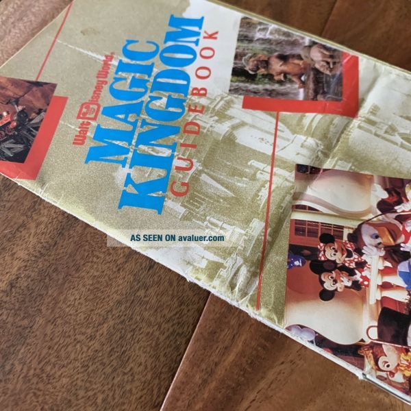 Vintage Walt Disney World 1990 Magic Kingdom Guide Book Brochure ...