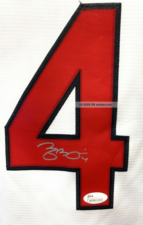 Yadier Molina St Louis Cardinals Signed Autograph Jersey Majestic JSA ...