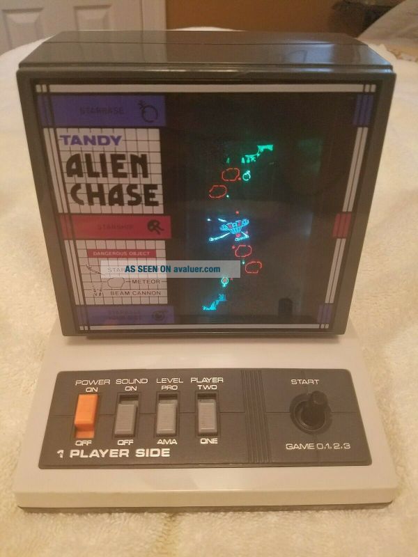 Vintage 1984 Tandy Alien Chase Desktop Arcade Machine. Made In Japan ...