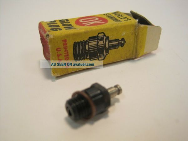Vintage OK Model Airplane Engine GLOW PLUG Model G - 2, 1/4 " X 32 NIB ...