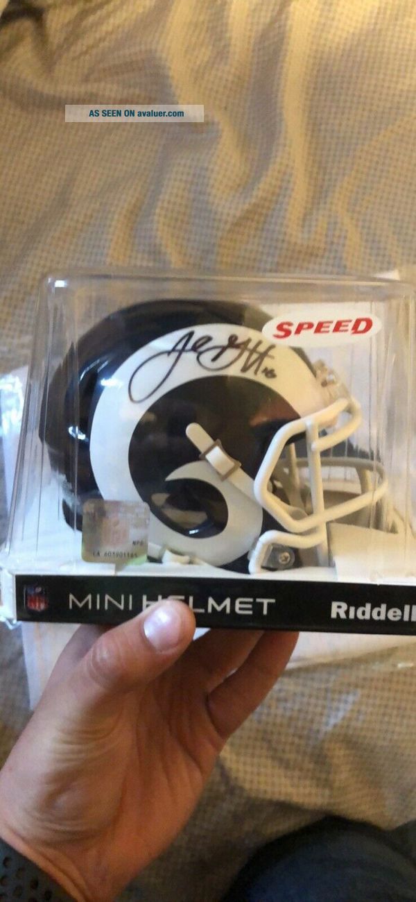 Jared Goff Signed Los Angeles Rams Mini - Helmet | #29053735