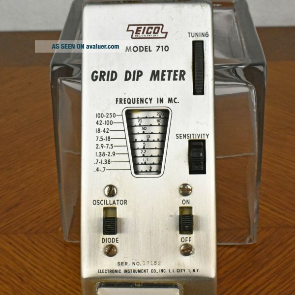 Vintage EICO Model 710 Grid Dip Meter With Coils | #29062864