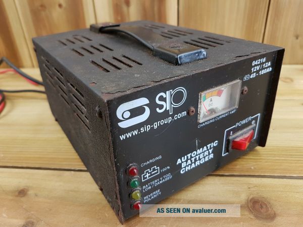 SIP Vintage Automatic Battery Charger Motor Vehicle Current Meter ...