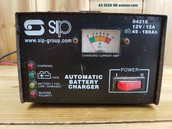 SIP Vintage Automatic Battery Charger Motor Vehicle Current Meter ...