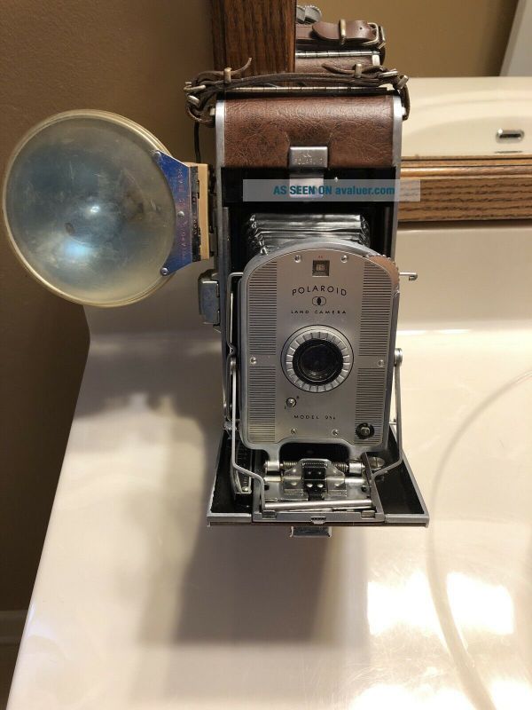 Vintage Polaroid Land Camera Model 95B With Polaroid BC Flash | #29138350