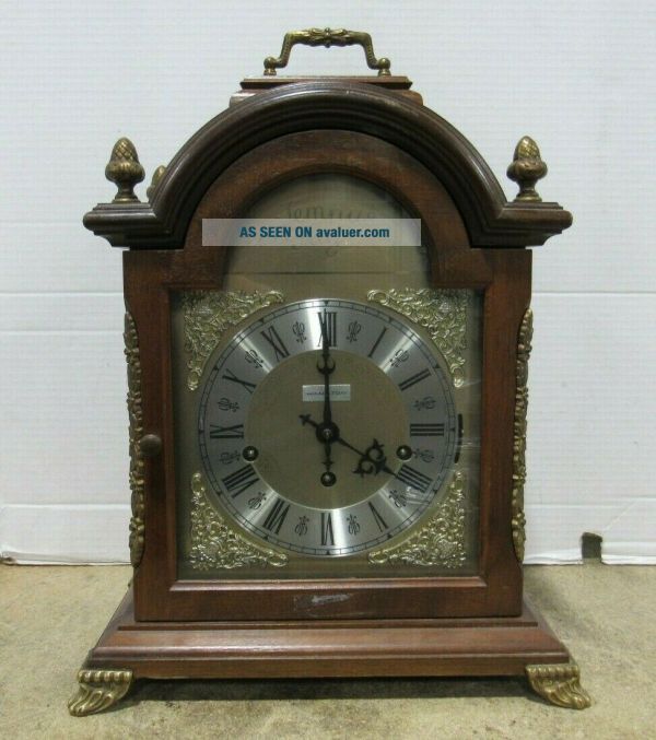 Vintage Hamilton Tempus Fugit Manchester Chime Mantle Clock Made In ...