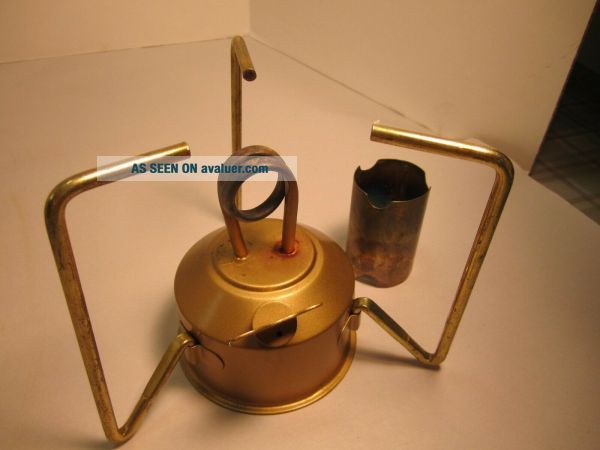 Vintage Little Injun Scout Camping Cook Stove In Tin Uses Coleman Fuel ...