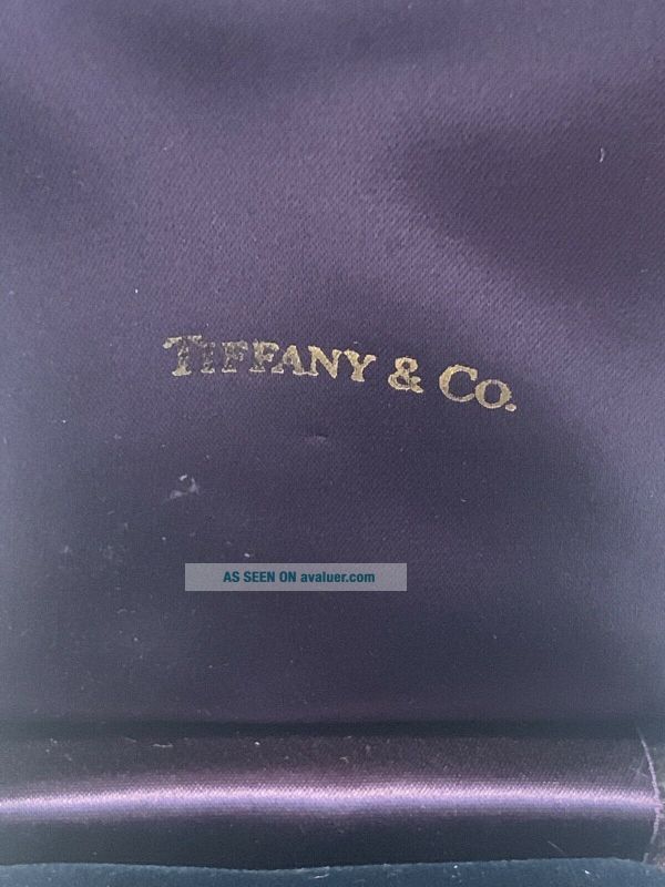 Vintage TIFFANY & CO Suede Jewelry Presentation Box | #29195162