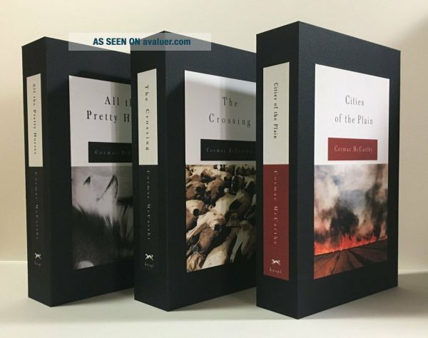 CUSTOM SLIPCASE Cormac McCarthy THE BORDER TRILOGY 3 CASE SET | #29182371