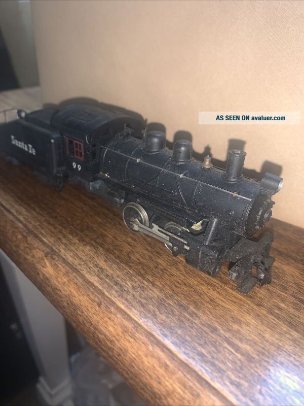 Mantua HO Scale Santa Fe 0 - 4 - 0 Steam Locomotive 99 With Tender ...