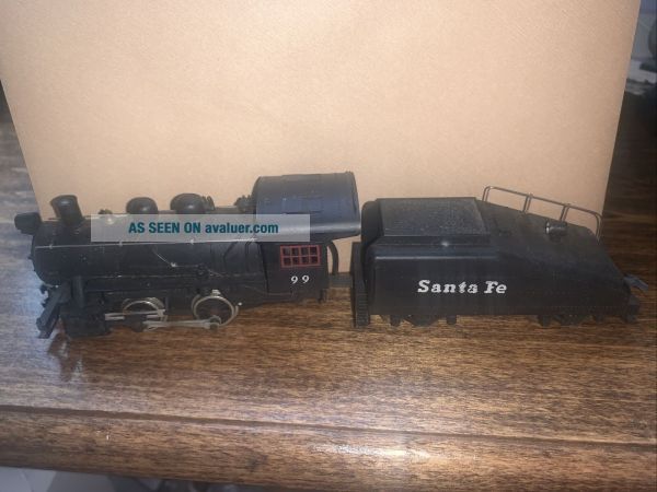 Mantua HO Scale Santa Fe 0 - 4 - 0 Steam Locomotive 99 With Tender ...
