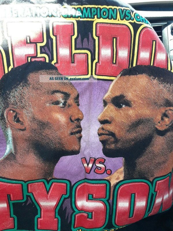 Mike Tyson Vs Bruce Seldon Fight T - Shirt MGM Large Tupak Shakur ...