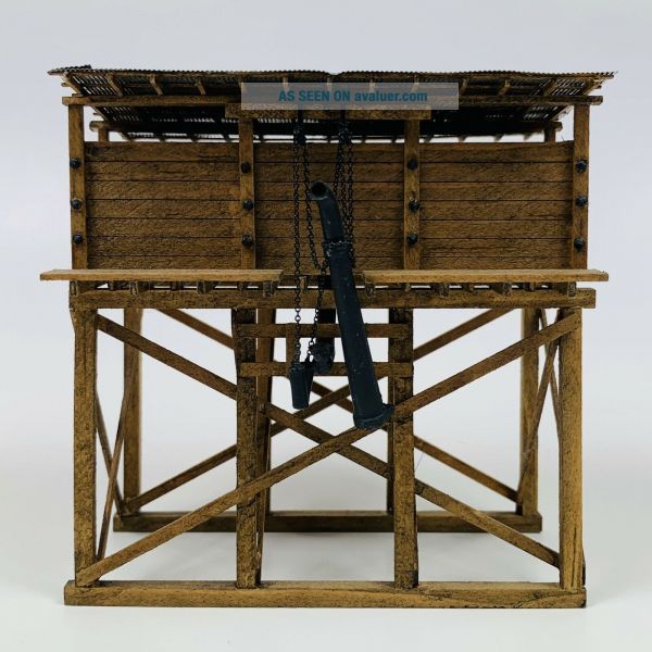 Vintage HO Scale Wood Custom Structure Building 1:87 Weathered Detailed ...