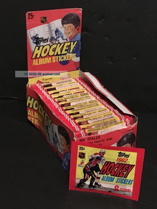 1982 Topps NHL Hockey STICKER Full Box 100 Packs Wayne Gretzky | #29319835