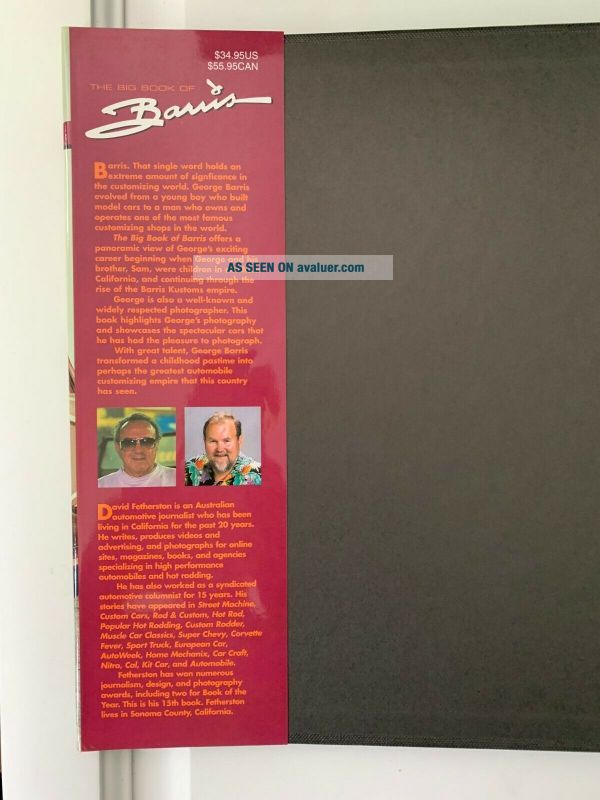 The Big Book Of Barris By David Fetherston And George Barris ...