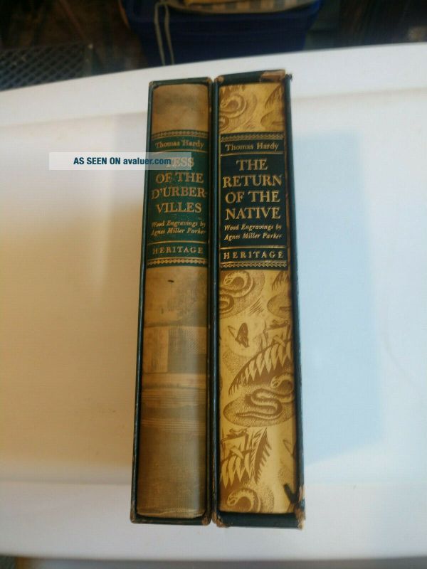 2 Volumes Hardy TESS And RETURN OF THE NATIVE Heritage Press In ...