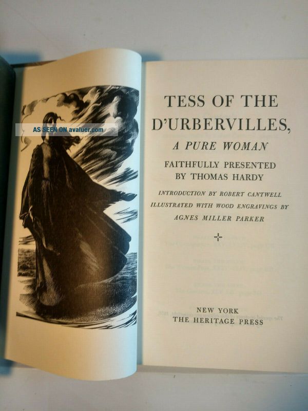 2 Volumes Hardy TESS And RETURN OF THE NATIVE Heritage Press In ...