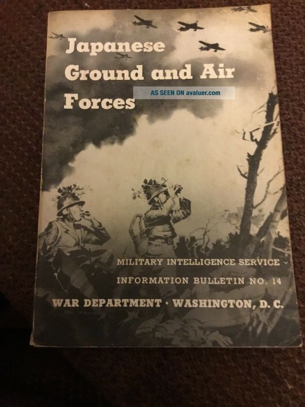 Japanese Ground And Air Forces: Military Intelligence Service Info ...