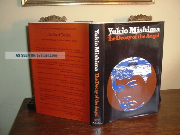 THE DECAY OF THE ANGEL, Yukio Mishima First US Edition & Printing HC DJ ...