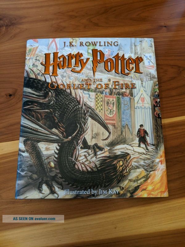 Harry Potter And The Goblet Of Fire Illustrated Hardcover Book | #29435602