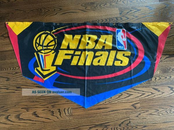 Vintage NBA Finals Banner From The United Center In Chicago | #29487092