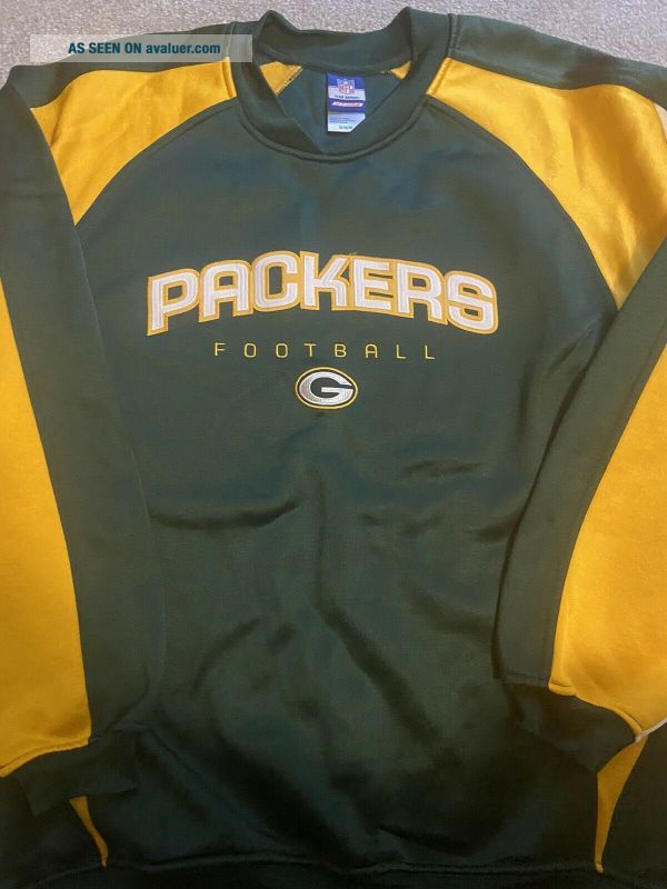 Mens Medium Green Bay Packers NFL Pullover Sweater | #29556144