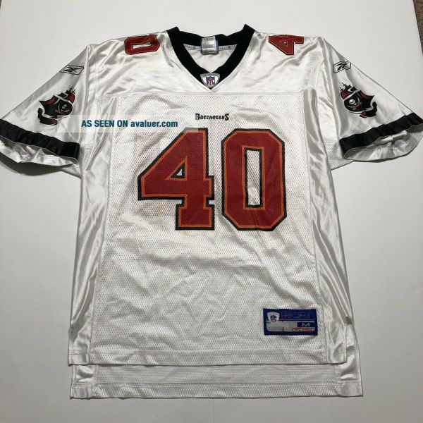 Vintage Mike Alstott 40 Tampa Bay Buccaneers NFL Reebok Jersey Men ...