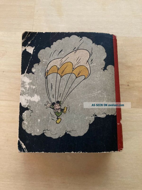 Mickey Mouse The Mail Pilot Whitman Big Little Book Walt Disney Picture ...