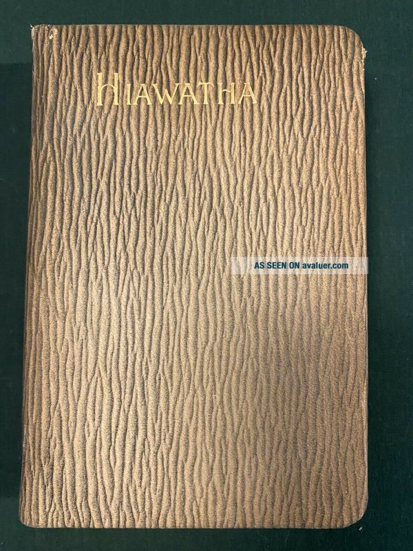 Vintage 1898 THE SONG OF HIAWATHA By Longfellow - Illustrated Minnehaha ...