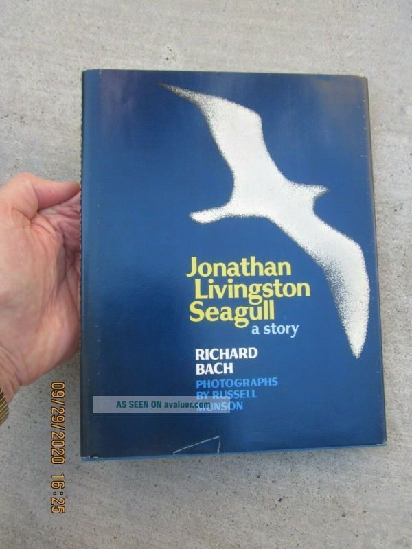 1970 Jonathan Livingston Seagull RICHARD BACH Book HC/DJ Vintage ...