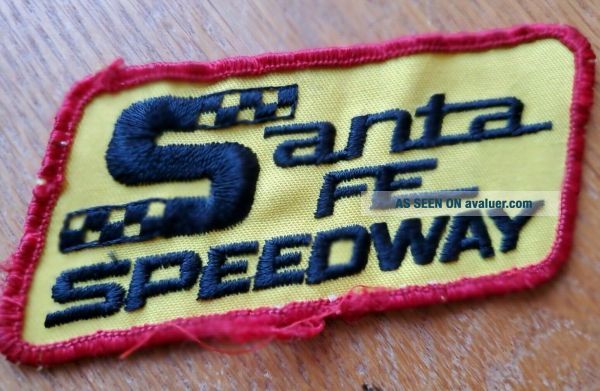 VINTAGE SANTA FE SPEEDWAY Illinois Racetrack PATCH | #29642895