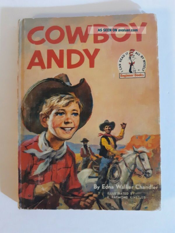 Cowboy Andy By Edna Walker Chandler (HC 1959) Dr Seuss Beginner Books ...