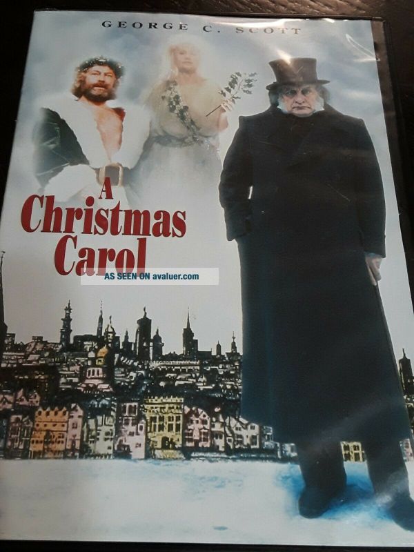 A Christmas Carol DVD Holiday Movie Charles Dickens Ebenezer Scrooge ...