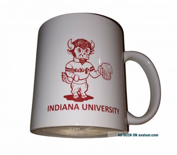 Indiana University Nick’s At IU Sports Bar Vintage Mug | #29662184