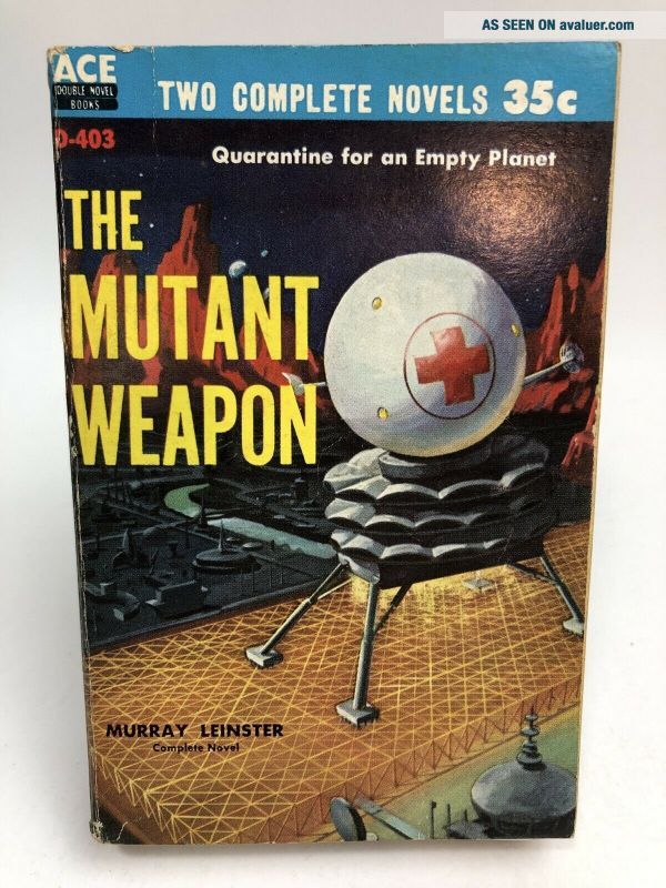 MUTANT WEAPON/PIRATES OF ZAN Leinster ACE DOUBLE Science Fiction ...