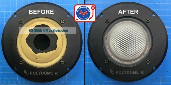 Infinity Kappa Polydome Repair SERVICE For TWO (2) Midrange Drivers ...